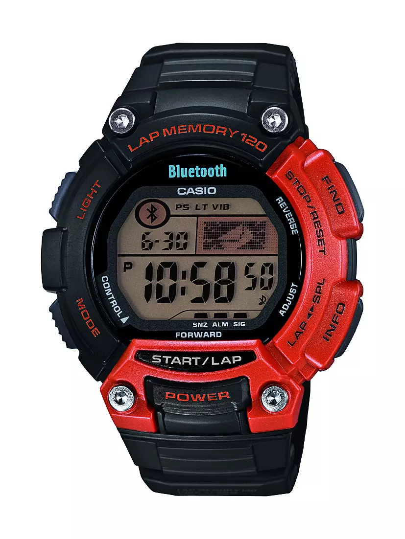 Casio Sports Gear STB-1000-4 تەنھەرىكەت Gear كۆك چىش قول سائىتى