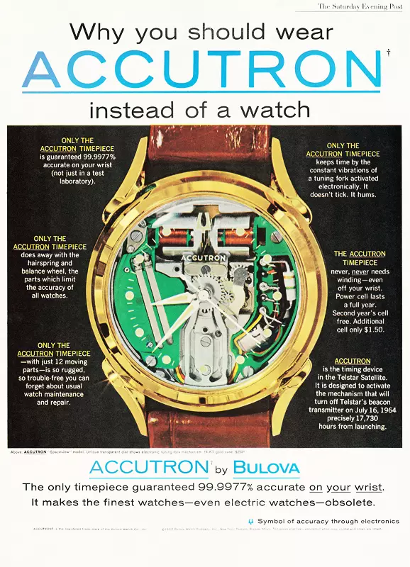 Bulova Accutron Spaceview fa'asalalauga