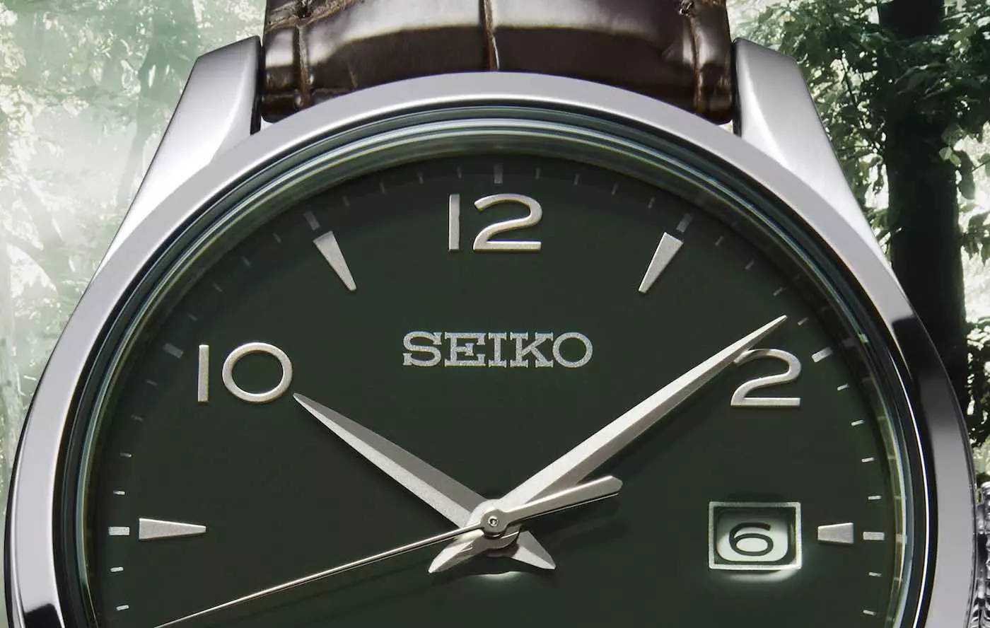 Seiko-Presage-Зеленый-Эмаль-Циферблат-Ограниченная серия-Часы