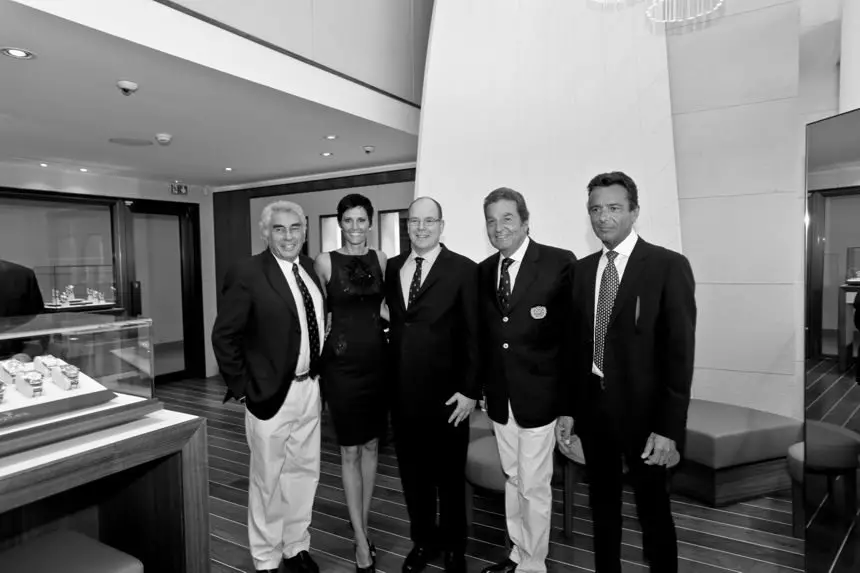 Bernard d'Alessandri, Tina Zegg, Prince Albert II of Monaco, Philippe Schaeffer et Carlo Cerlati