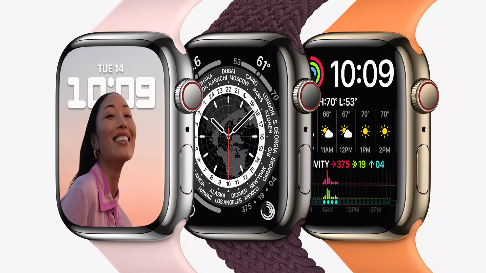 Apple Apple Watch цуврал 7-г танилцууллаа