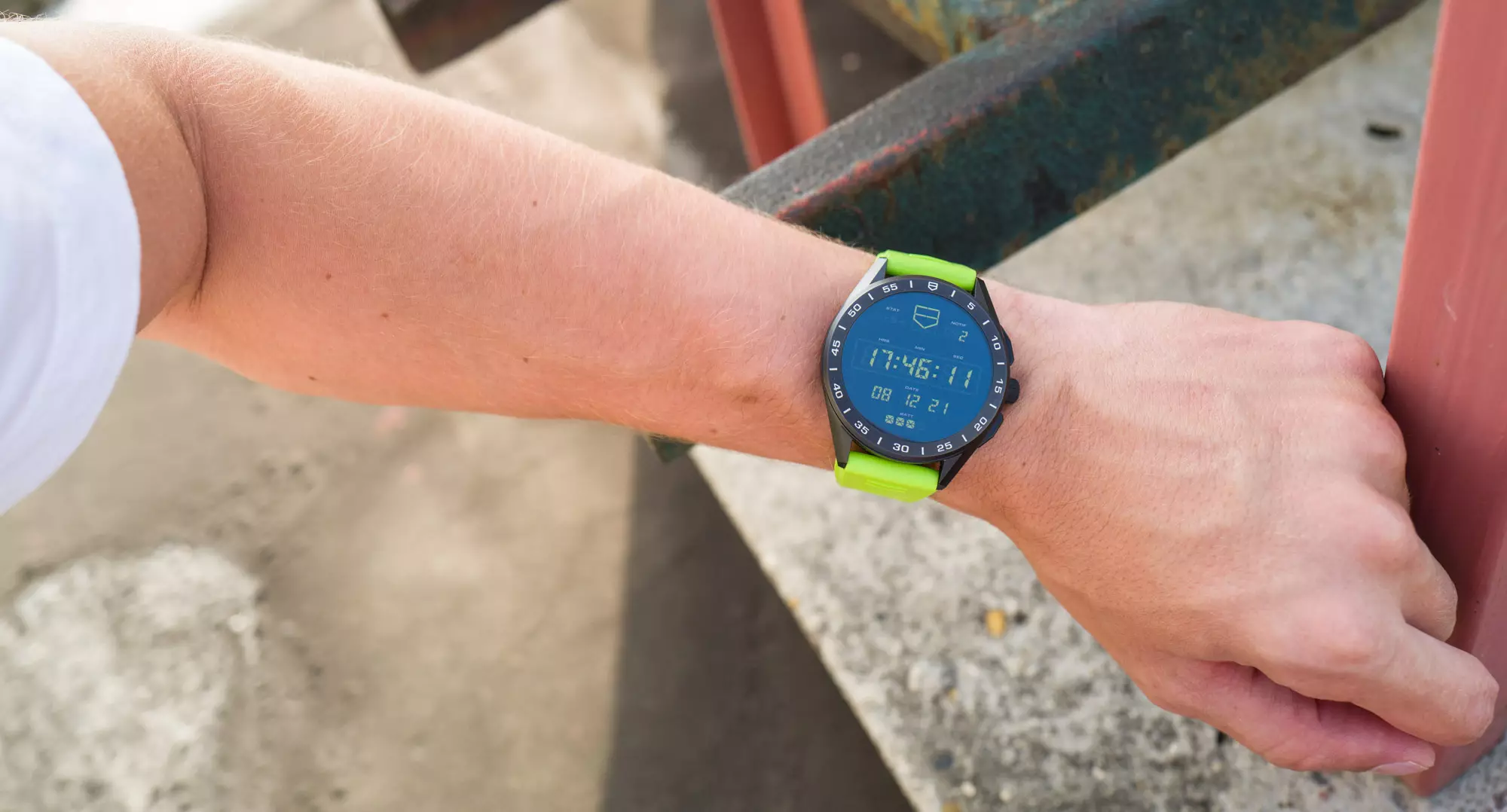 Gwylio Adolygiad: TAG Heuer Smartwatch Titanium Connected Ar gyfer 2021 150_12