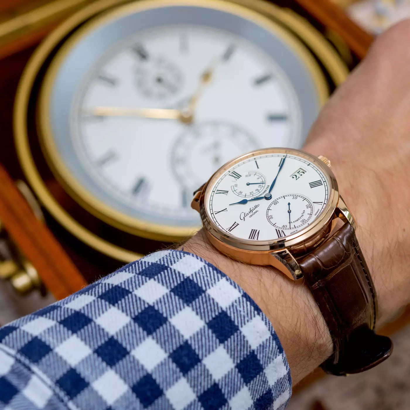 Garder l'heure précise avec le chronomètre Senator certifié Glashütte Original 15188_5