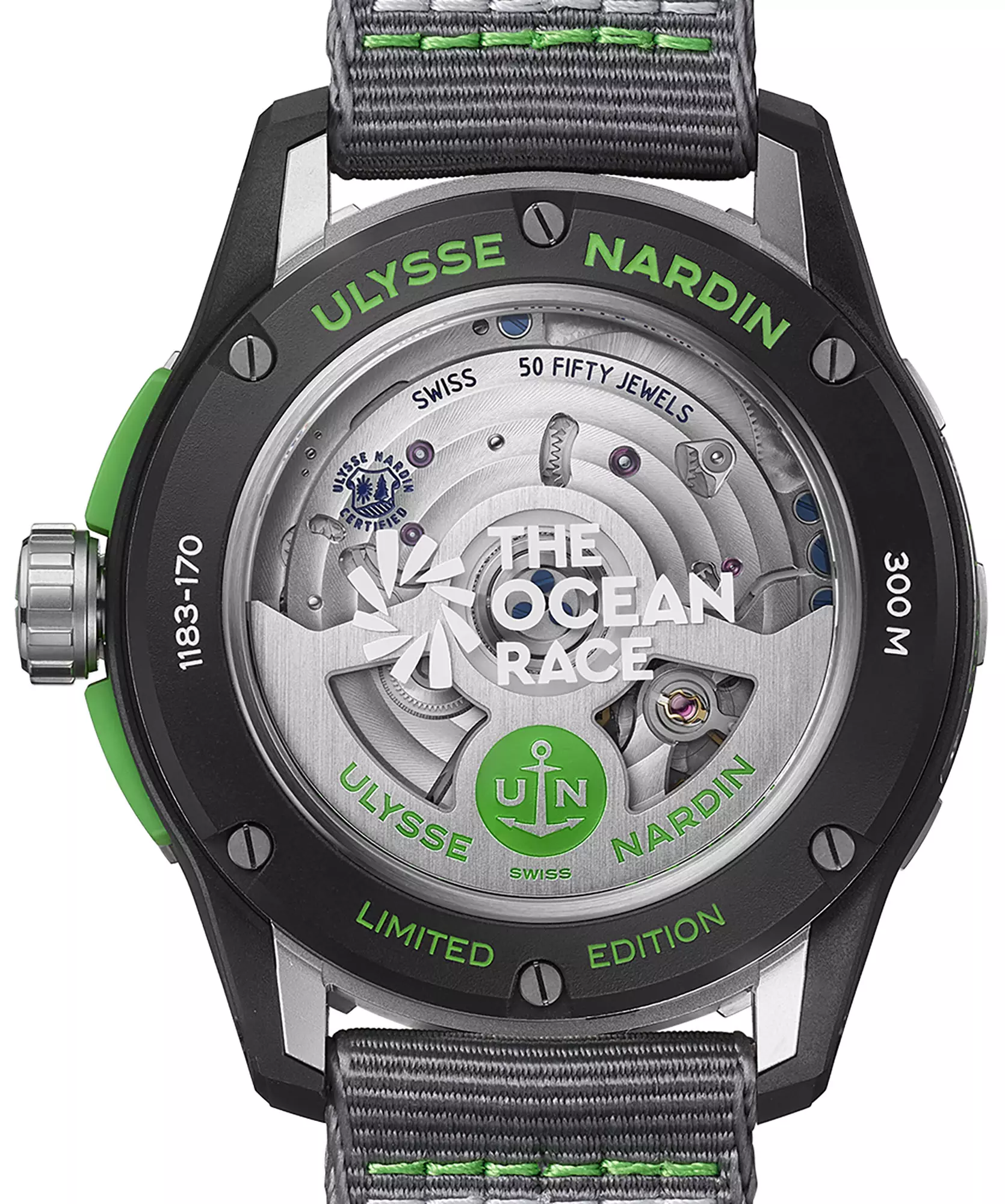 Ulysse Nardin Debuts Limited-Edition Diver 'The Ocean Race' Watch 1539_4