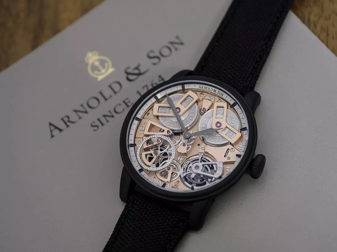 Arnold & Son Tourbillon Kronometre Hejmar 36 Gunmetal Watch 15608_10