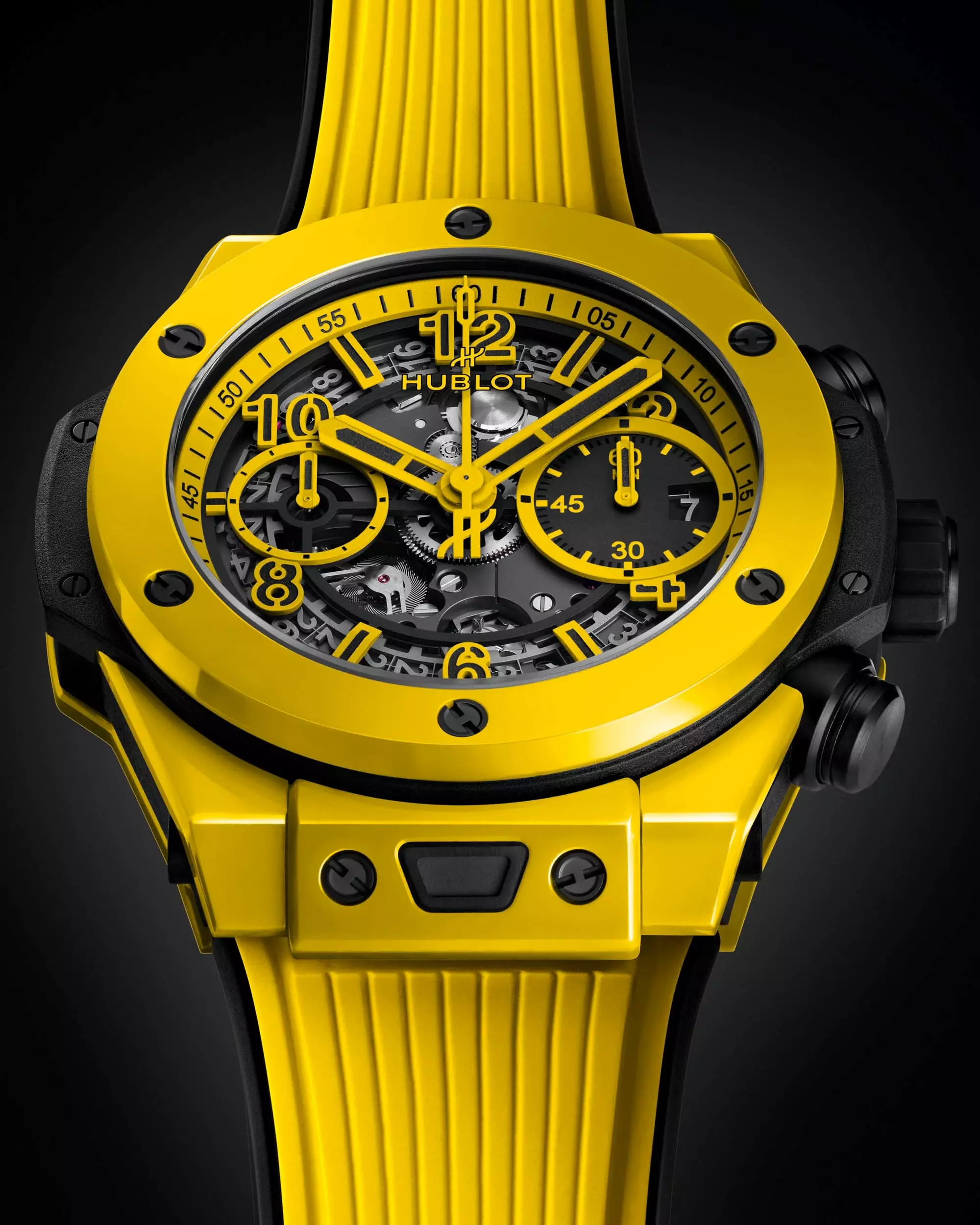 Жълт магически керамичен часовник Hublot Big Bang Unico за 2021 г 15681_2