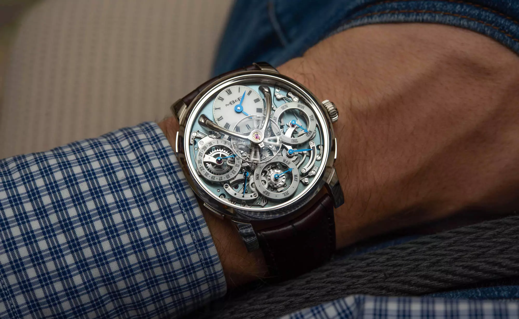 Hands-On: MB&F LM Perpetual Palladium Watch With Aquamarine Dial 1597_2