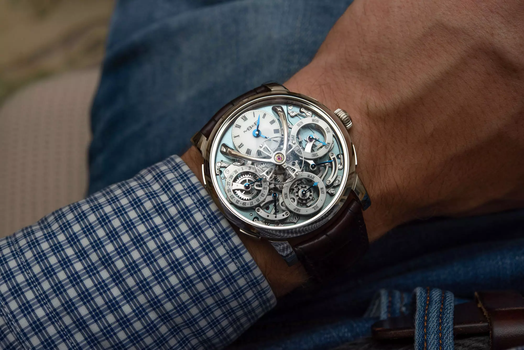 Hands-On: MB&F LM Perpetual Palladium Watch With Aquamarine Dial 1597_7