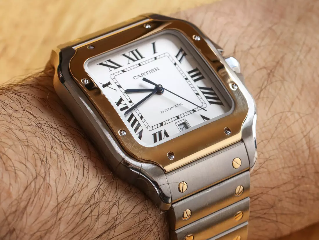 Преглед на часовника Cartier Santos: Новият модел за 2018 г 16040_5