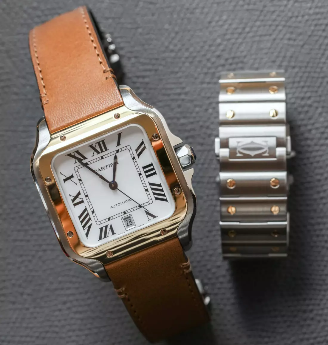 Cartier Santos pulksteņu apskats: jaunais 2018. gada modelis 16040_7