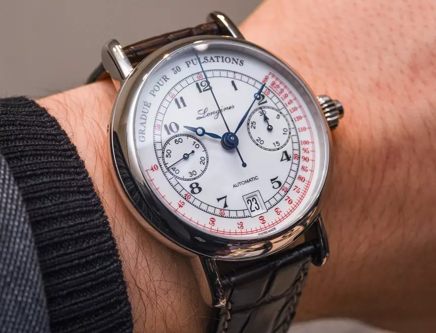 Longines pulsométer kronográf