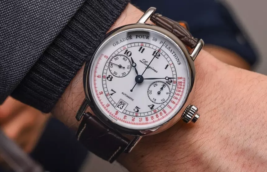 Longines pulsométer kronográf