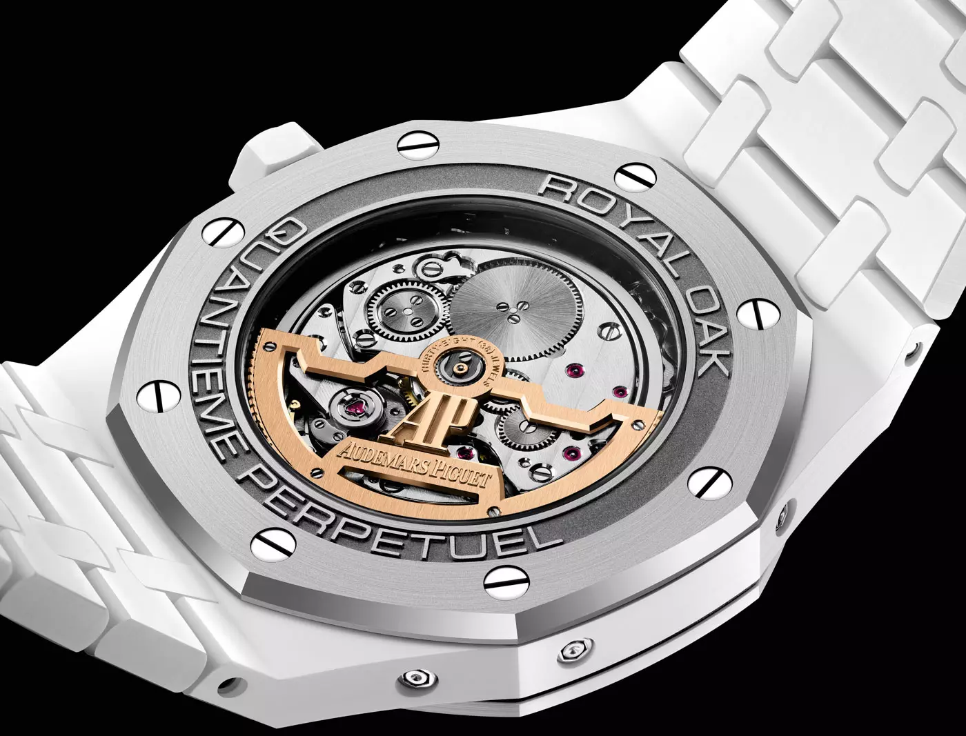 Montre Audemars Piguet Royal Oak Calendrier Perpétuel en Céramique Blanche 16446_5