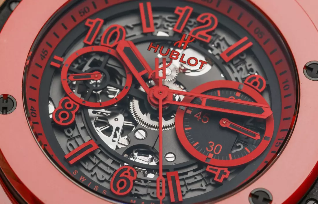 Hublot Big Bang UNICO Red Magic Ceramic Watch imbani mwatsatanetsatane.