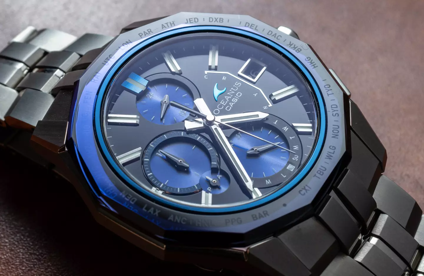 Revue de montre : Casio Oceanus Manta Titanium OCWS6000