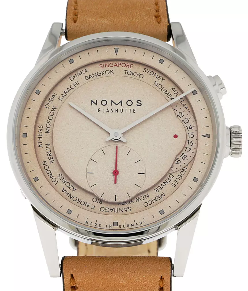 นาฬิกา Nomos 'Red Dot' Limited Edition Zürich Weltzeit สำหรับสิงคโปร์ 17405_1