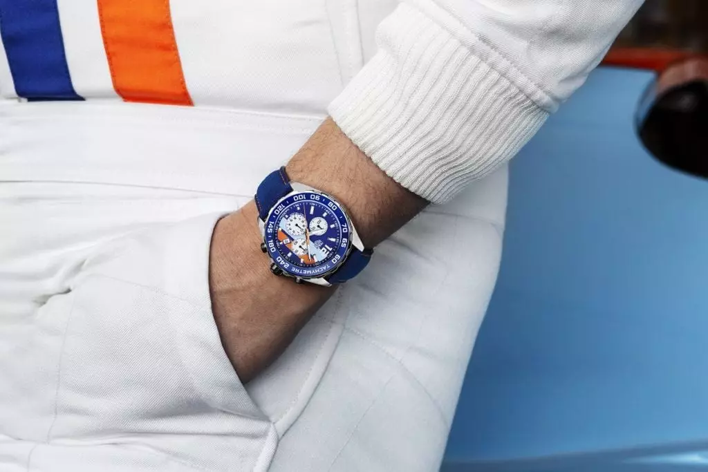 TAG Heuer Formula 1 Gulf Edizzjoni Speċjali Watch 17466_6