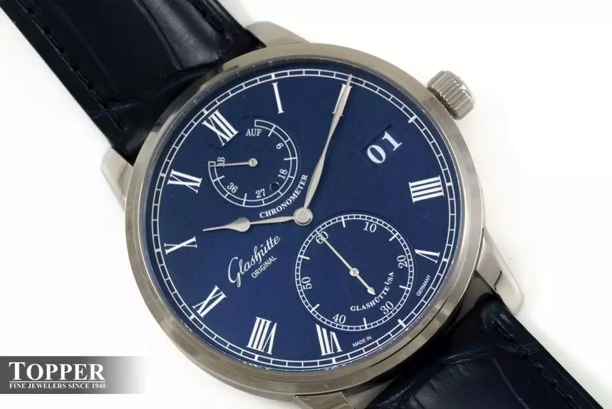 Glashütte Original Senator Chronometer Blue Watch