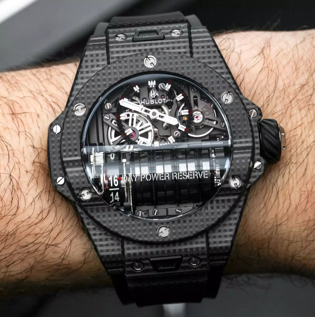 IHublot MP-11 Power Reserve 14 Days Sapphire & 3D Carbon Watches-on-on 17512_12