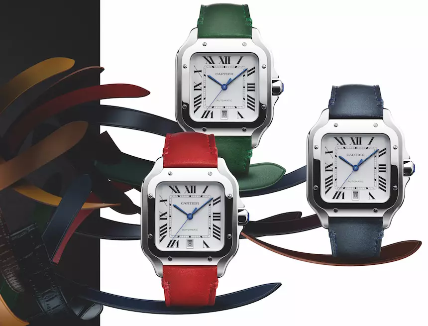 Jam Tangan Cartier Santos sing Dianyari Ngenalake Sistem QuickSwitch & SmartLink Anyar 17705_1