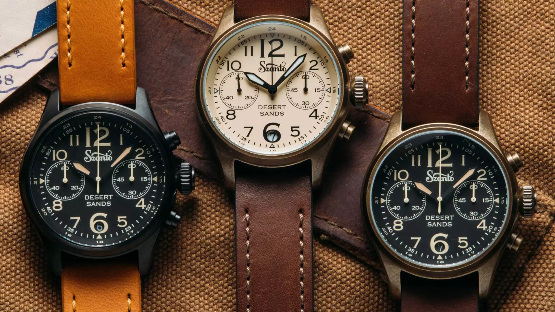 Szanto debuterar Desert Sands Chronograph Watch Series 18143_1