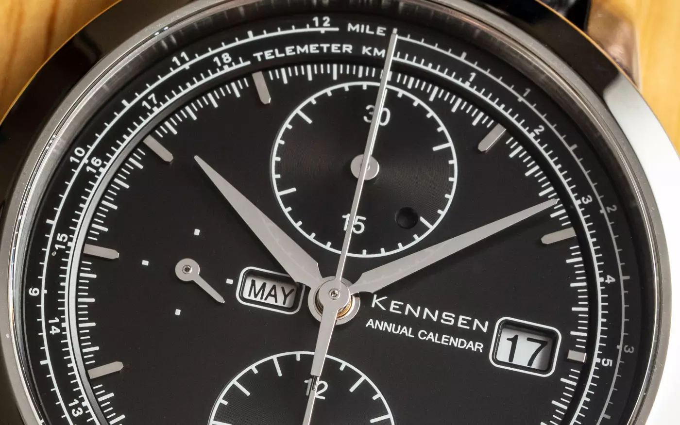 Kennsen Annual Calendar Chronograph Watch Review 18381_5