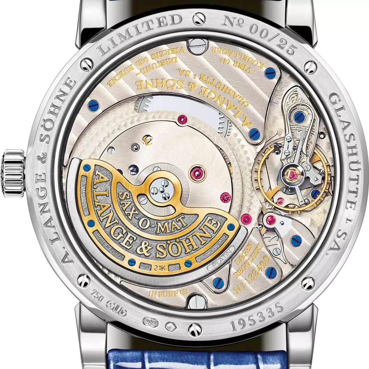 A. Lange & Söhne Saxonia Lịch hàng năm Ấn bản Hoa Kỳ 18383_3