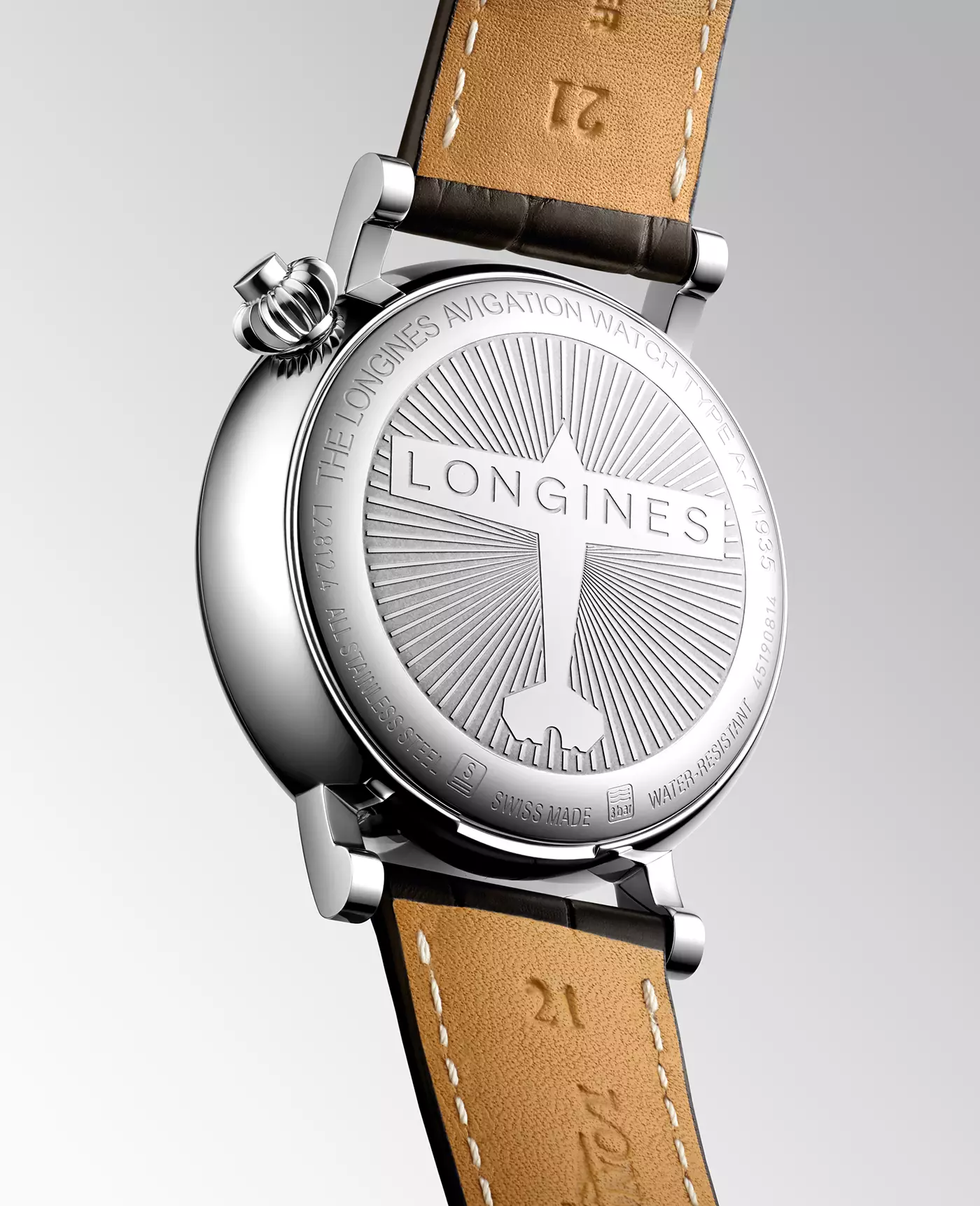 Longines dévoile la nouvelle montre Avigation Type A-7 1935 avec cadran noir 18412_4