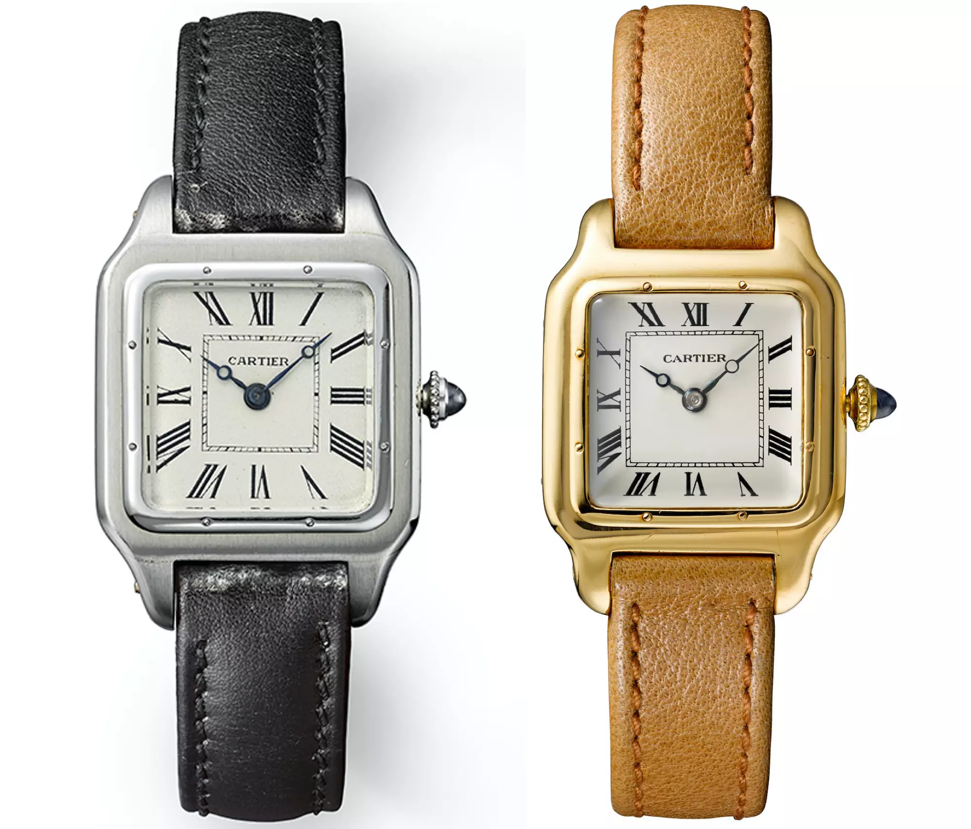 Cartier Santos-Dumont XL 2020 yil uchun qo'lda ishlaydigan shamol soatlari endi po'latdan 18413_3