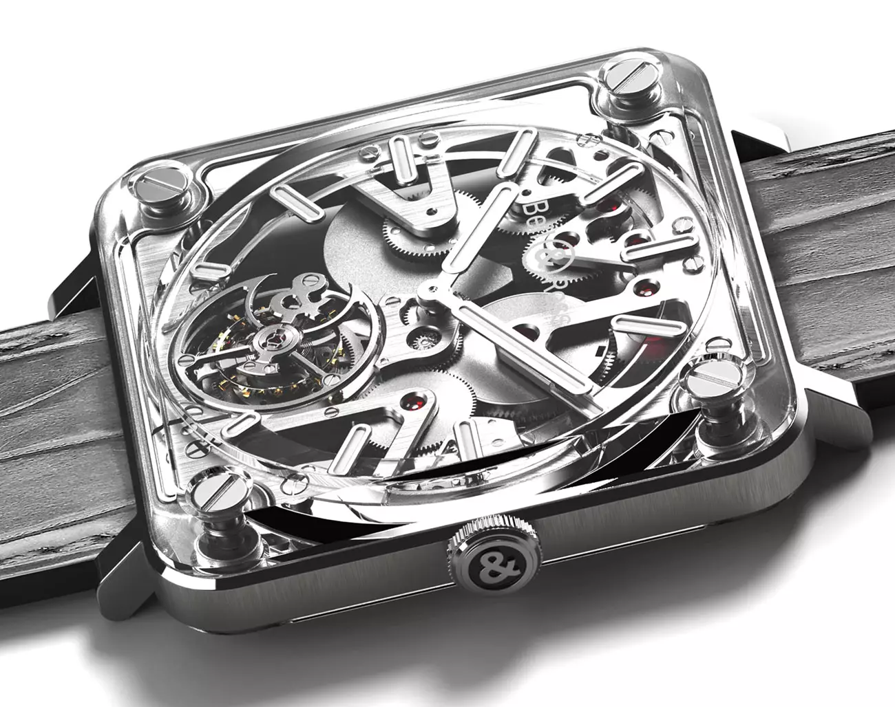 ቤል እና ሮስ BR-X2 አጽም Tourbillon ማይክሮ-Rotor ሰዓት 18526_11