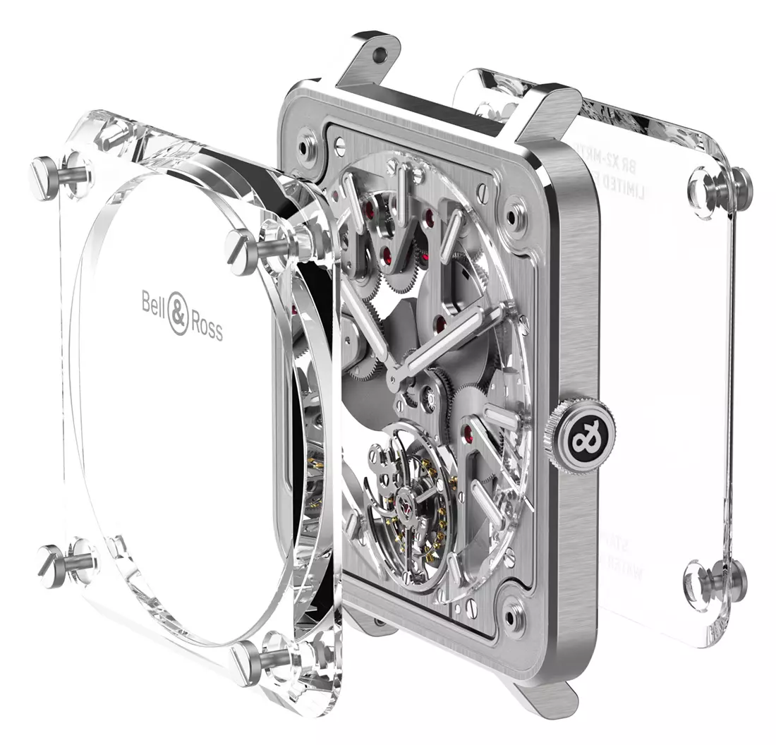 ቤል እና ሮስ BR-X2 አጽም Tourbillon ማይክሮ-Rotor ሰዓት 18526_8