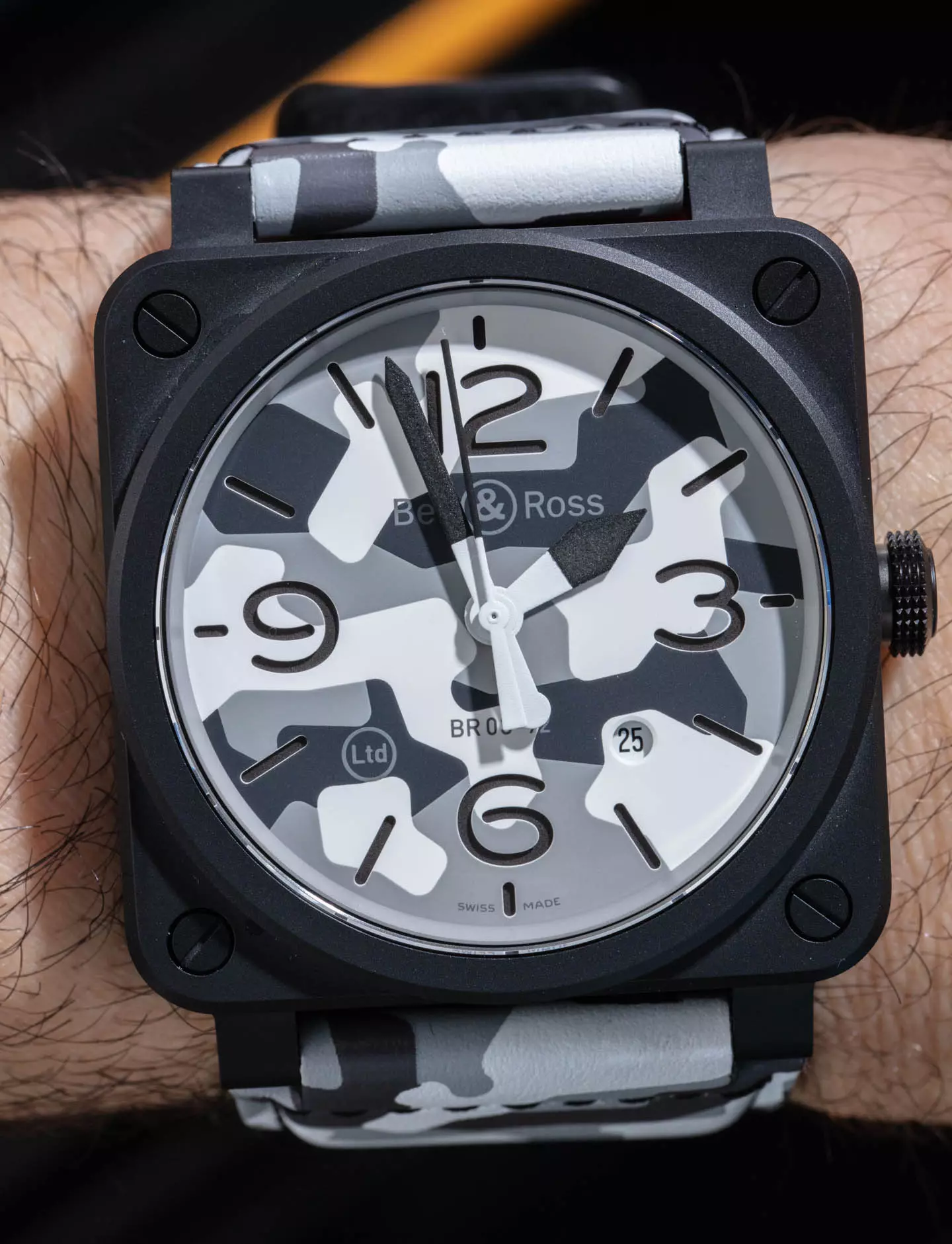 Hands-On: Bell & Ross BR 03-92 White Camo Watch 18529_4