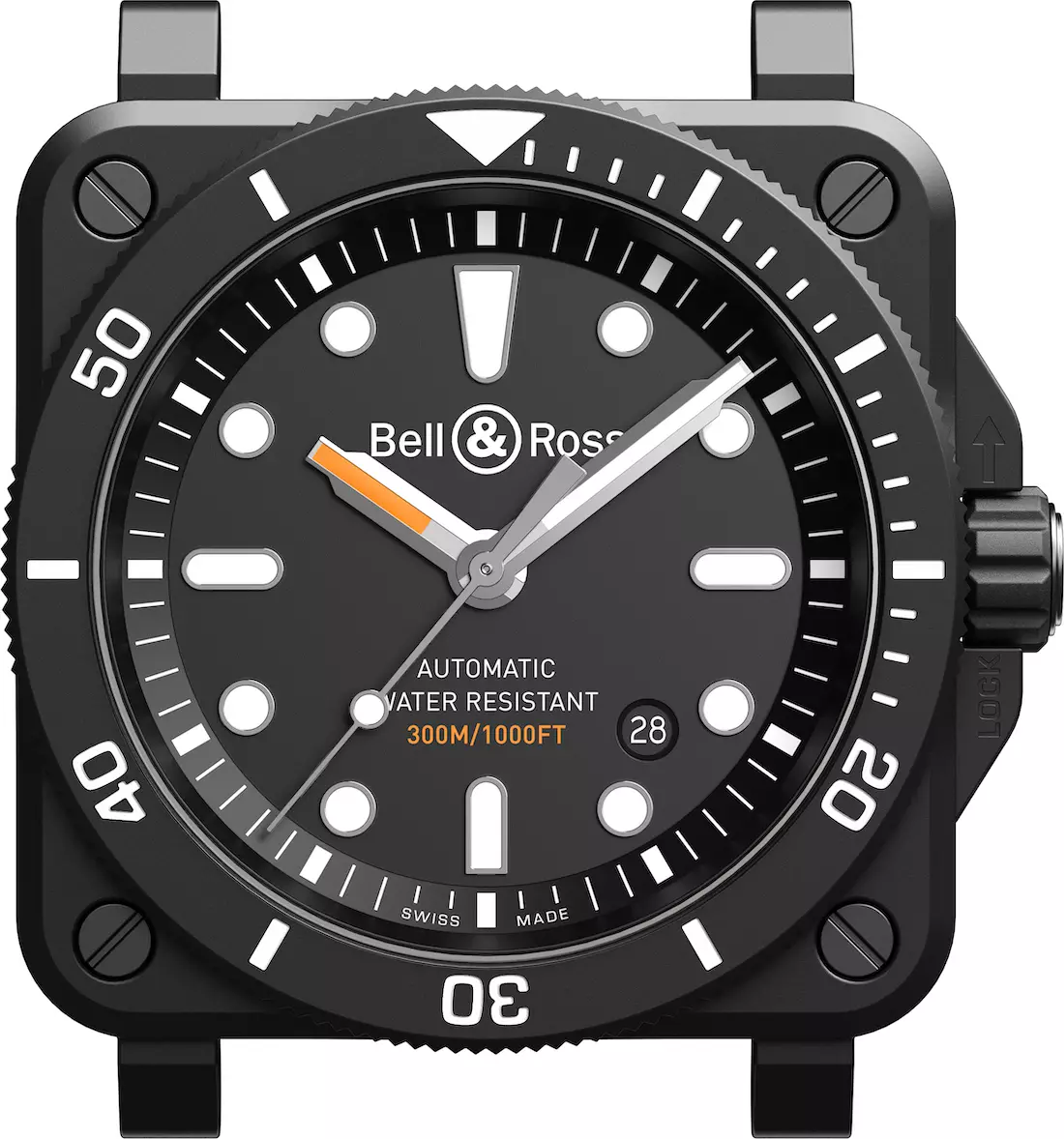 Bell & Ross BR 03-92 Diver შავი მქრქალი საათი 18533_3