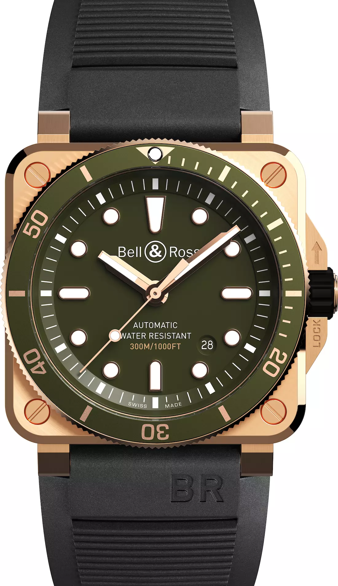 Bell & Ross BR 03-92 Diver Bronż Green Watch 18536_3