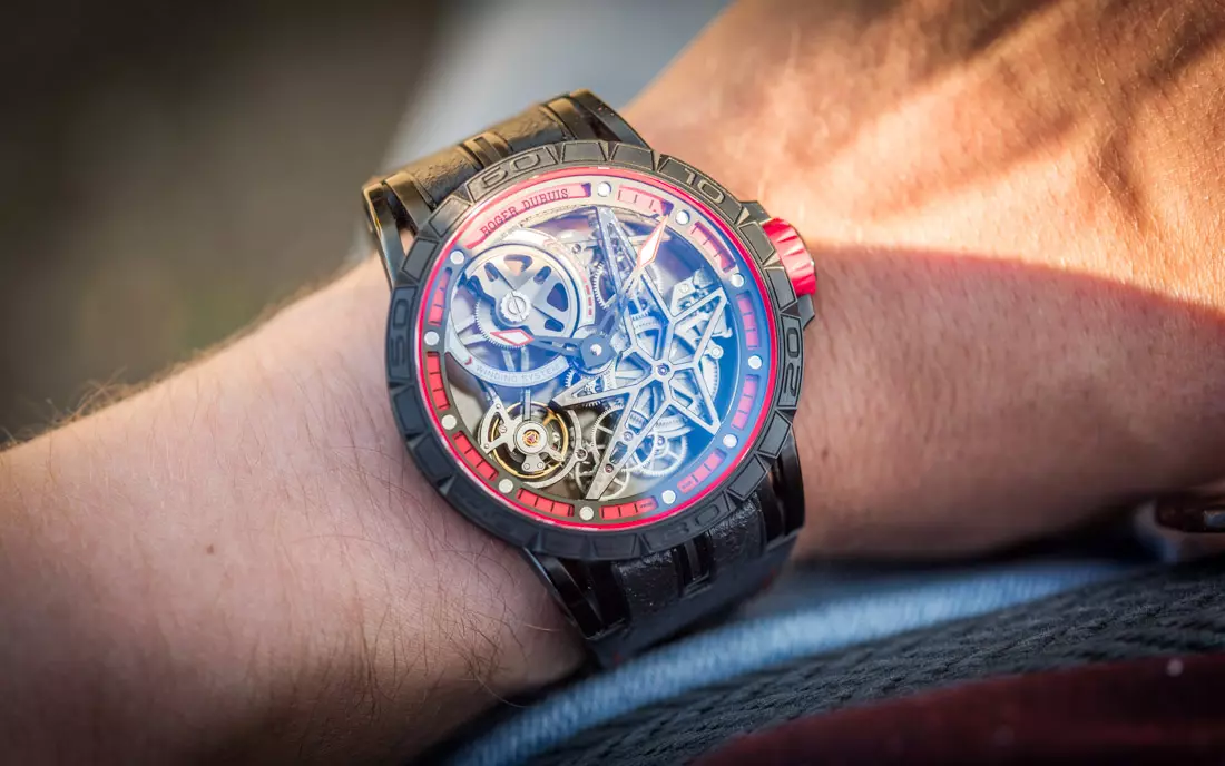 Roger Dubuis Excalibur Spider Pirelli Automatyczny zegarek szkieletowy Hands-On 18666_10