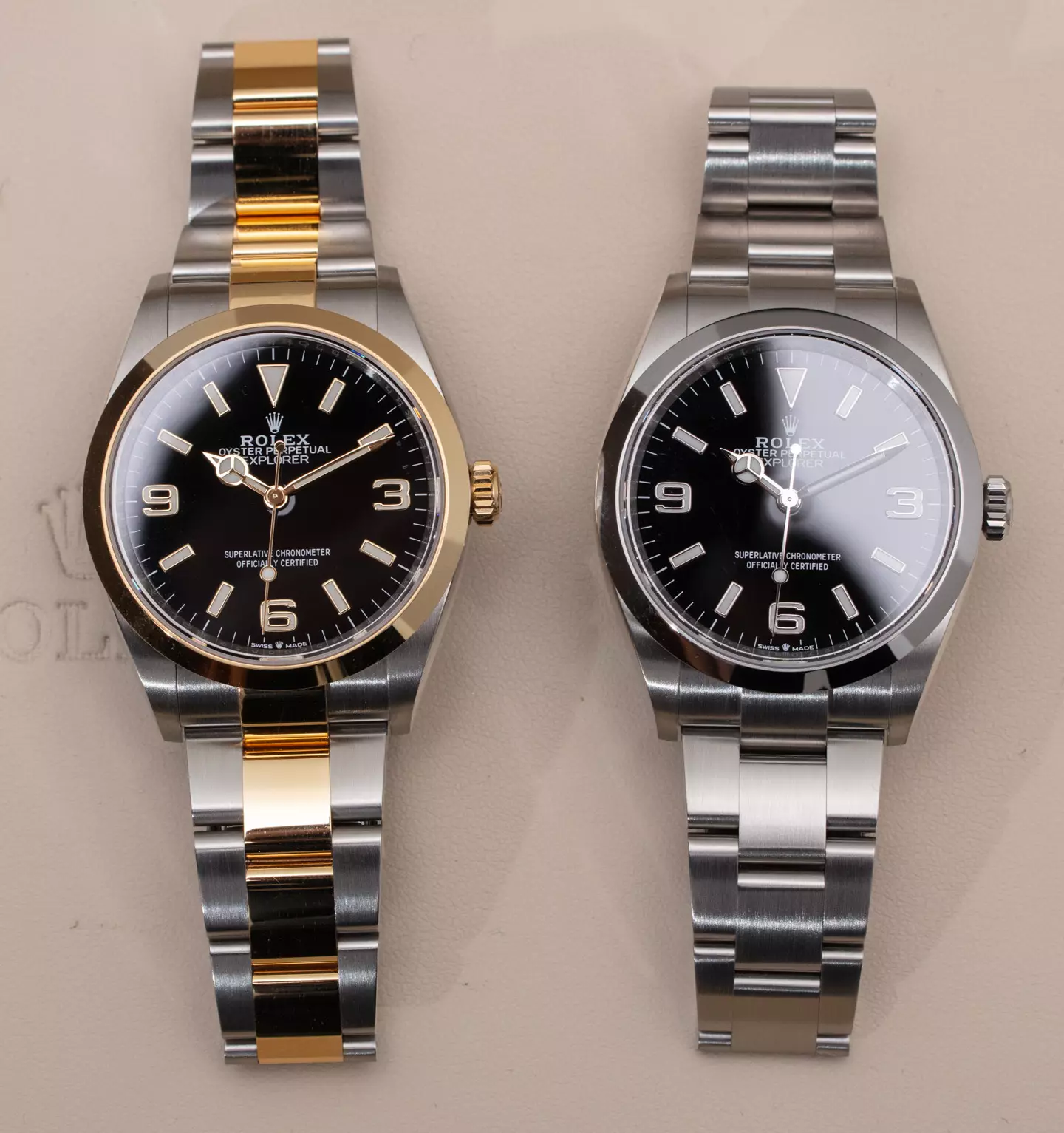 Praktisk med den nye Rolex Explorer 36 mm 124270 og 124273 klokker 1867_2