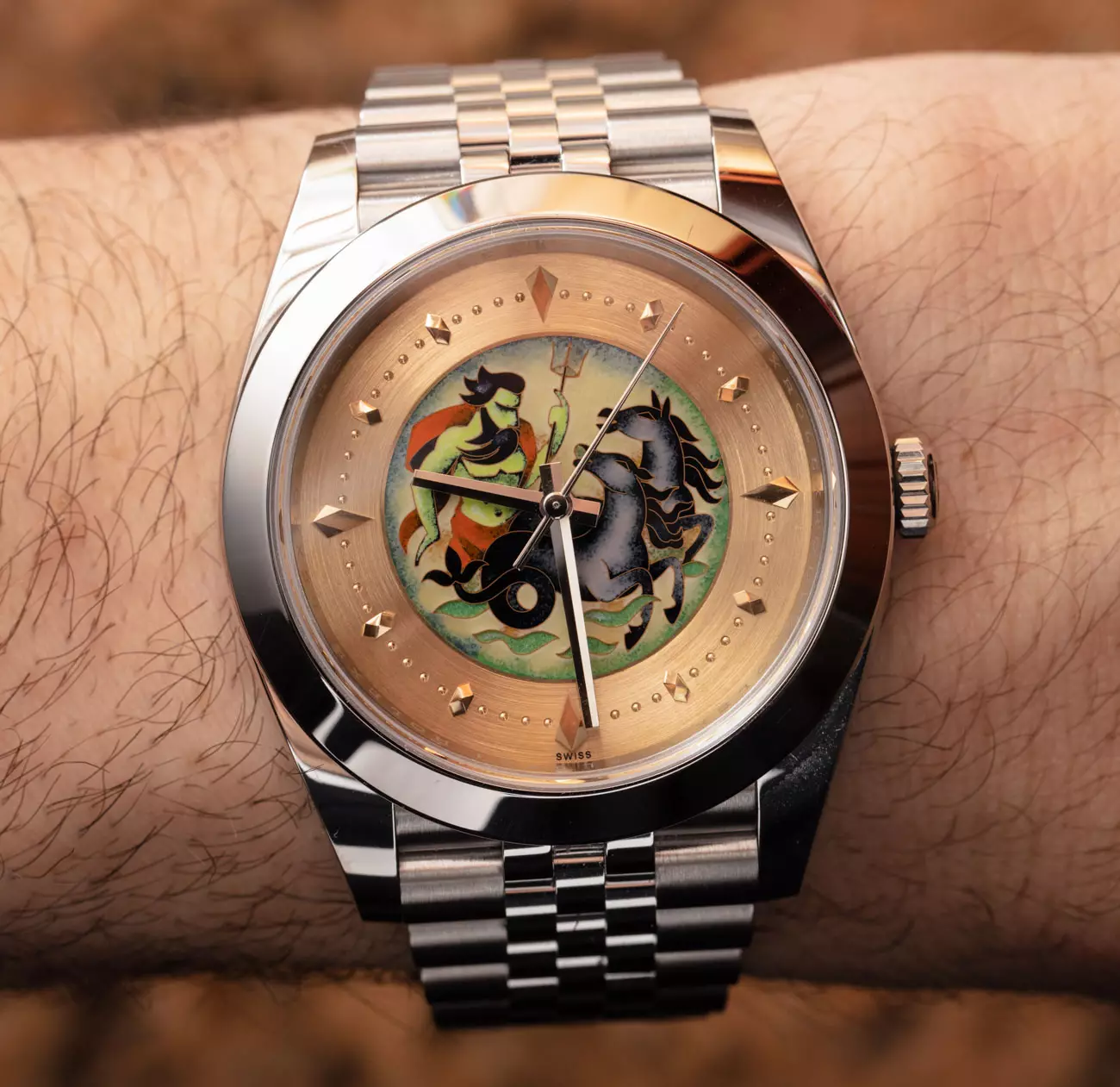 Ematelier Aftermarket Modifizéiert Datejust 41 Watch feiert Rolex Cloisonne Emaille Dials vun der Vergaangenheet