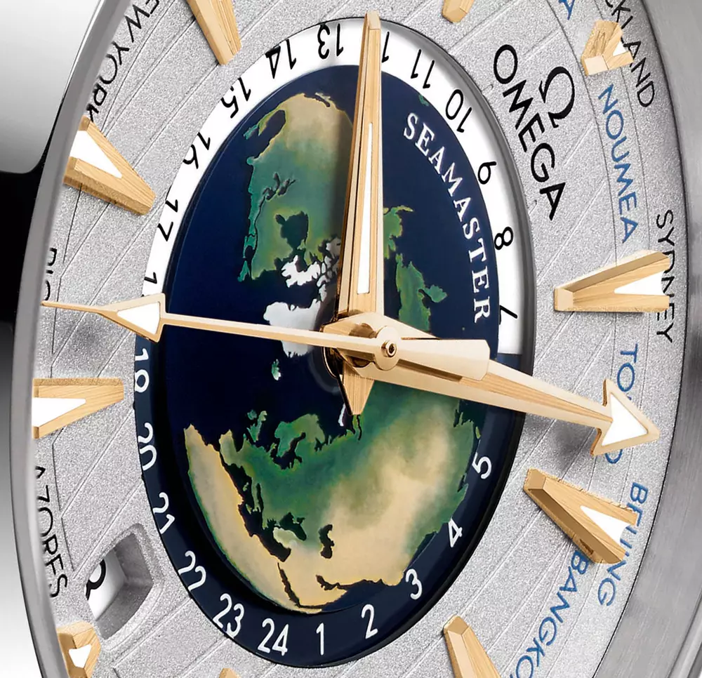 Ročna ura Omega Seamaster Aqua Terra Worldtimer Master Chronometer Platinum 19008_4