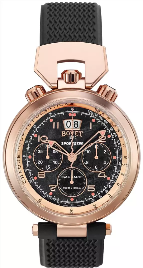 Bovet Sportster Saguaro սև ժամացույց