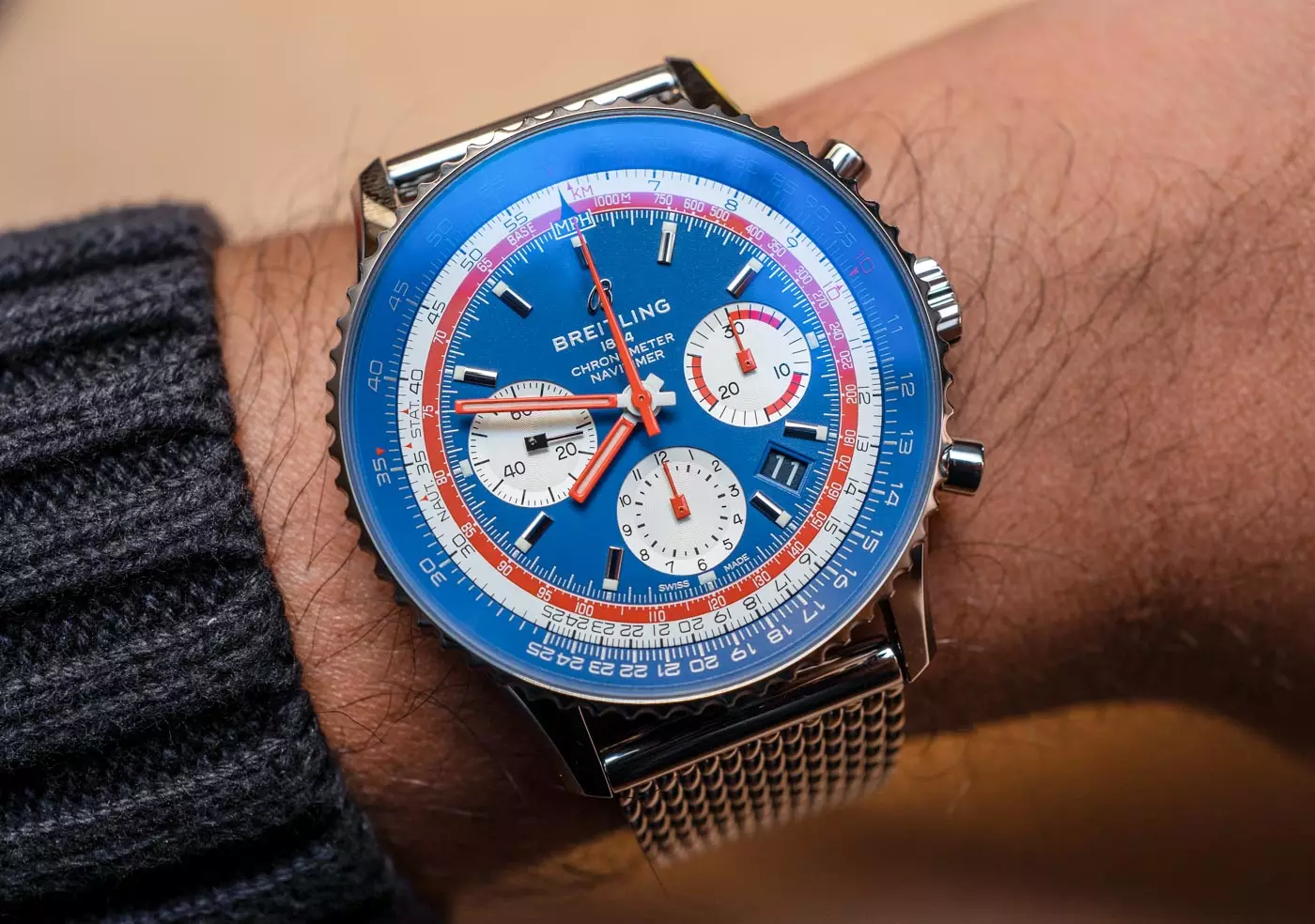 Hands-On: The Breitling Navitimer B01 Chronograph 43 TWA, PAN-AM, & Saetên 'Capsule Collection' Swissair 19520_2