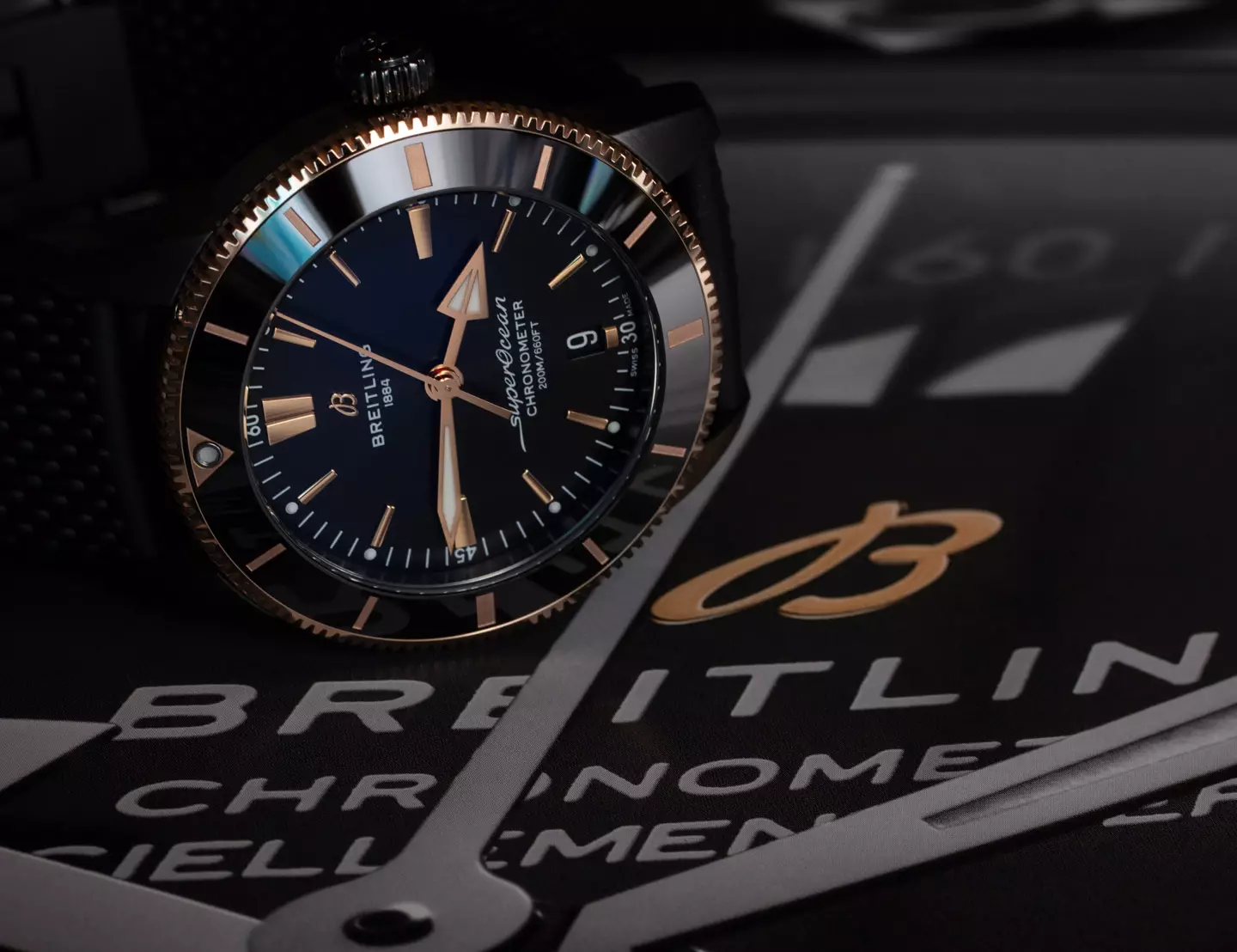 Thực hành: Đồng hồ Breitling Superocean Heritage II Beverly Hills Limited-Edition 19596_1