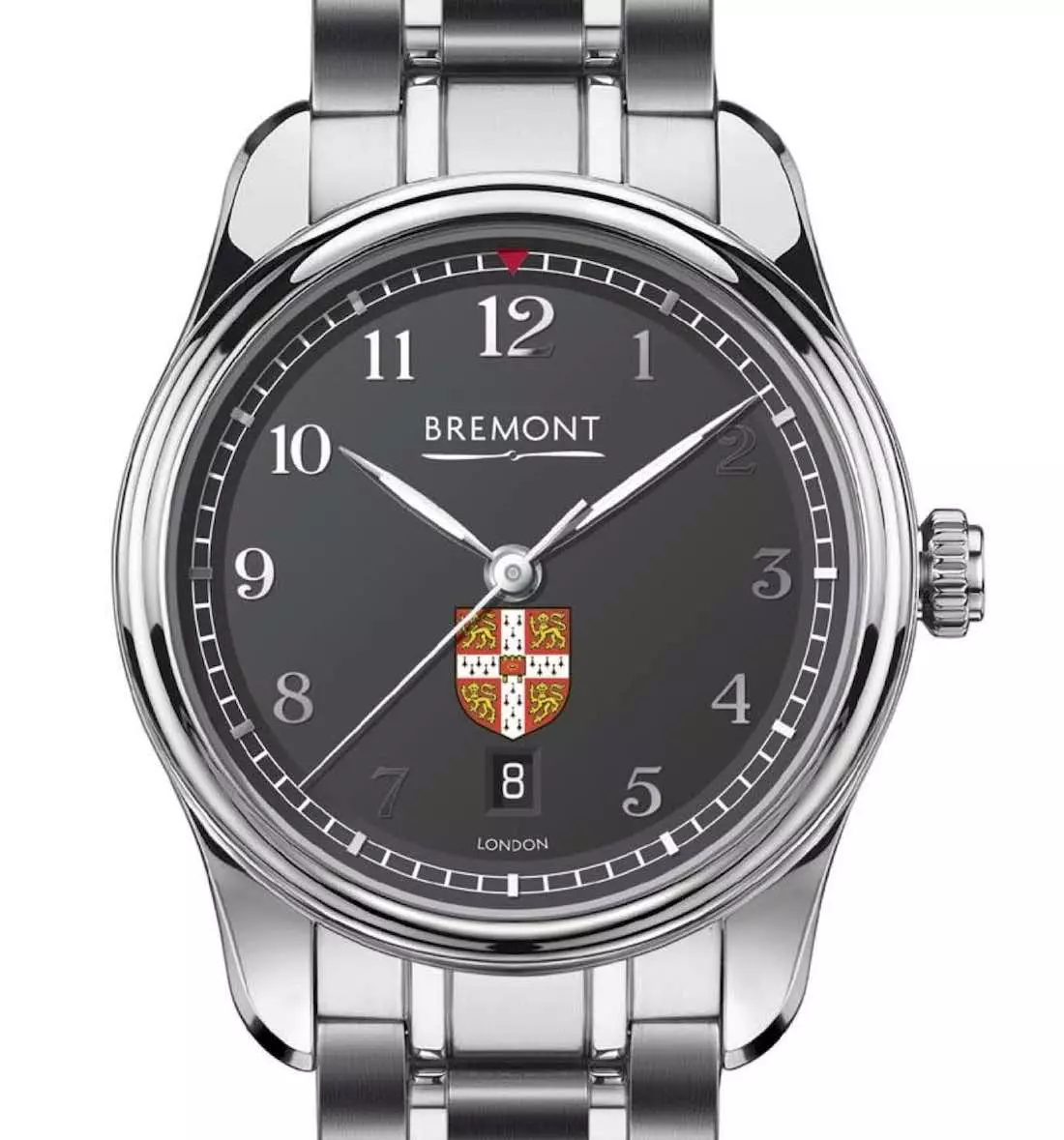 University-Of-Cambridge-Bremont-Airco-Mach-2-Watch-Steel-Bracelet-Black-Dial