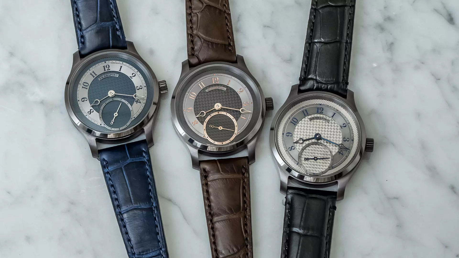 Début pratique : J.N. Montres Shapiro Infinity Tantalum en édition limitée