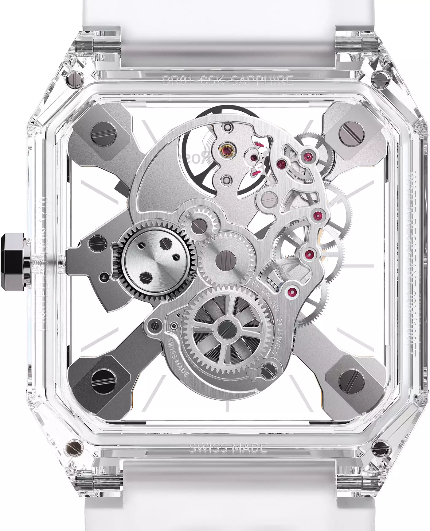 Bell & Ross Akuwulula Limited-Edition BR 01 Cyber Skull Sapphire Watch 2018_4