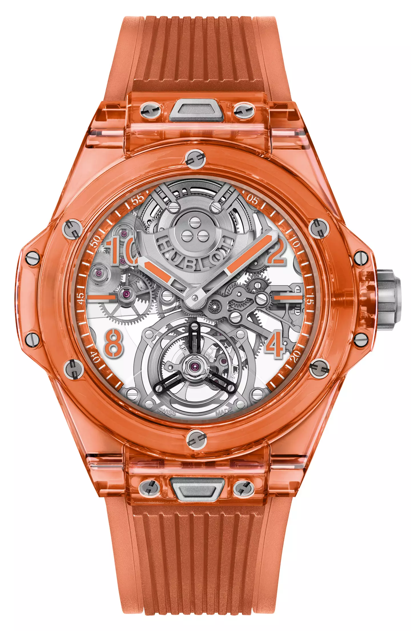 Hublot Big Bang Tourbillon Automatysk Oranje Sapphire Watch 2023_1