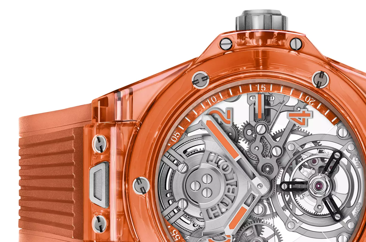 Hublot Big Bang Tourbillon Automatic Orange Sapphire Watch 2023_4