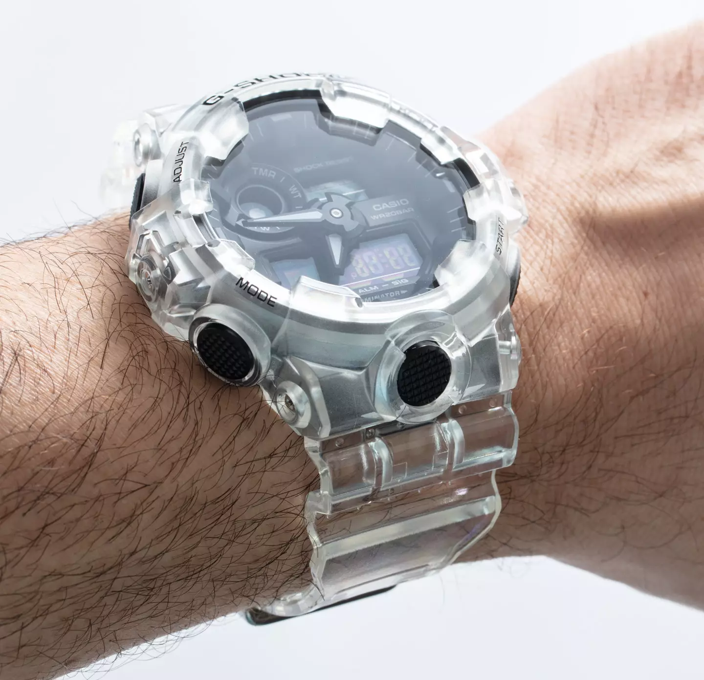 Do pacote transparente Casio G-Shock: valor e diversão com o Clear GA700SKE-7A 20559_3