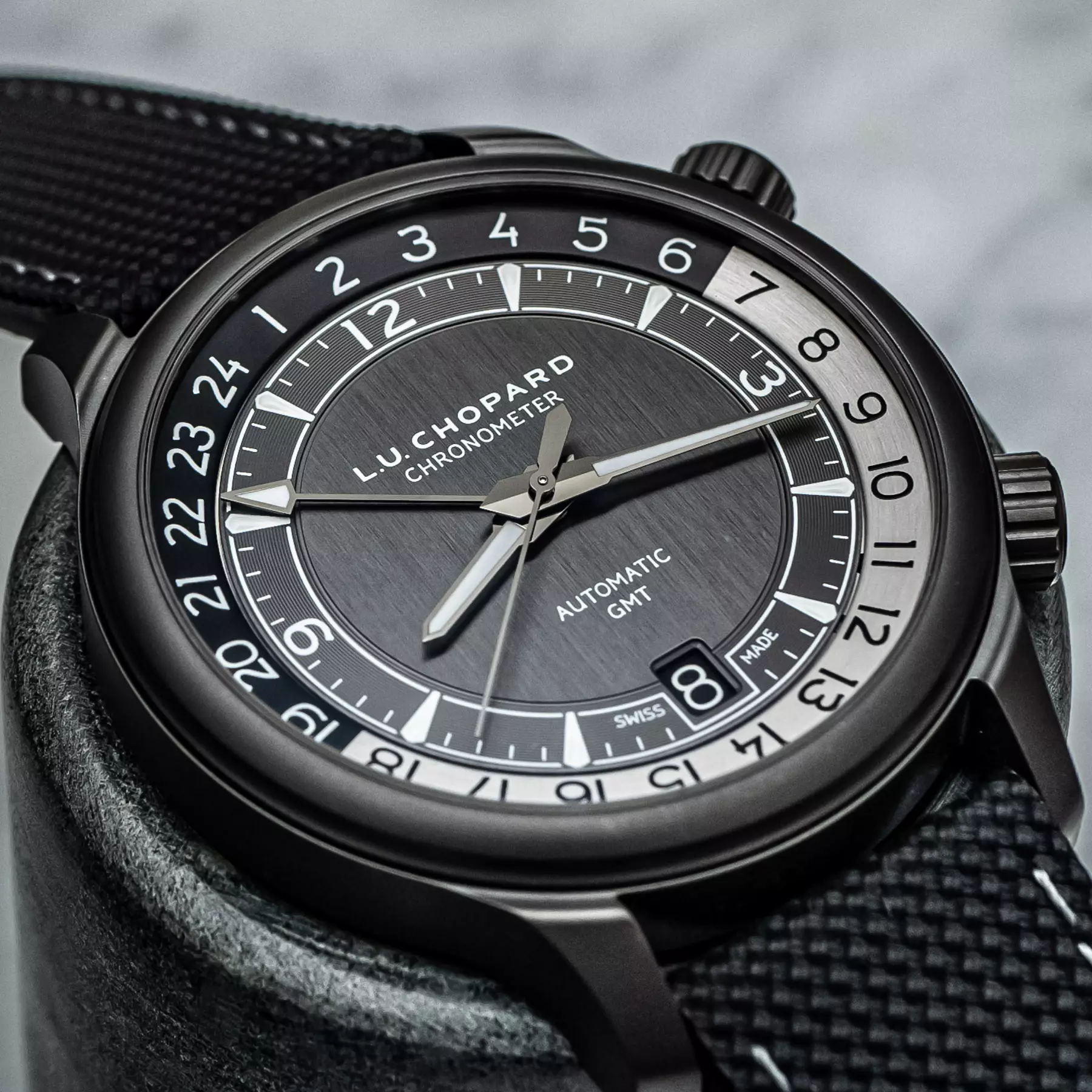 Chopard enthüllt Limitéiert Editioun L.U.C GMT One Black 20858_2