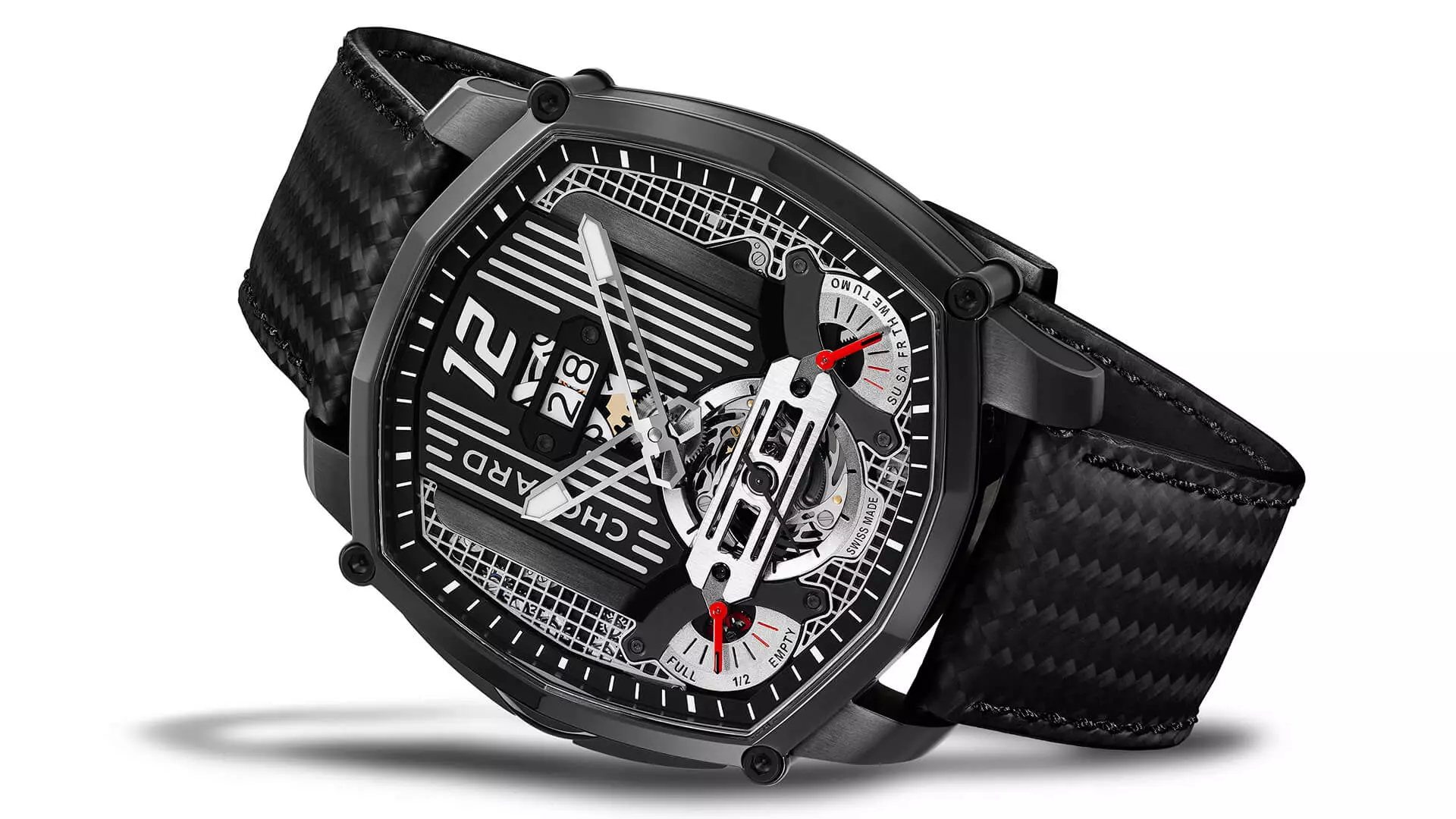 Chopard revela edição limitada Mille Miglia Lab One Watch com mecanismo Stop Tourbillon 20873_1