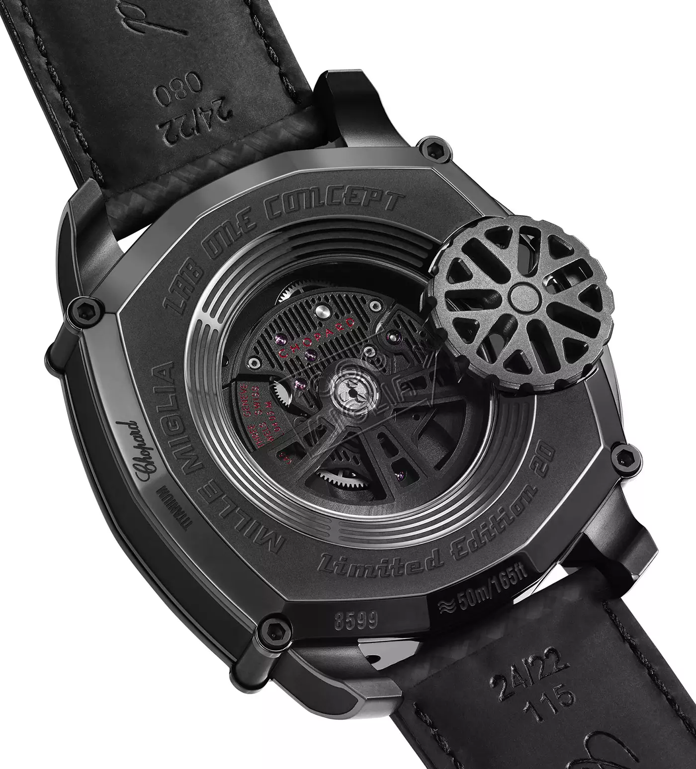 Chopard revela edição limitada Mille Miglia Lab One Watch com mecanismo Stop Tourbillon 20873_4
